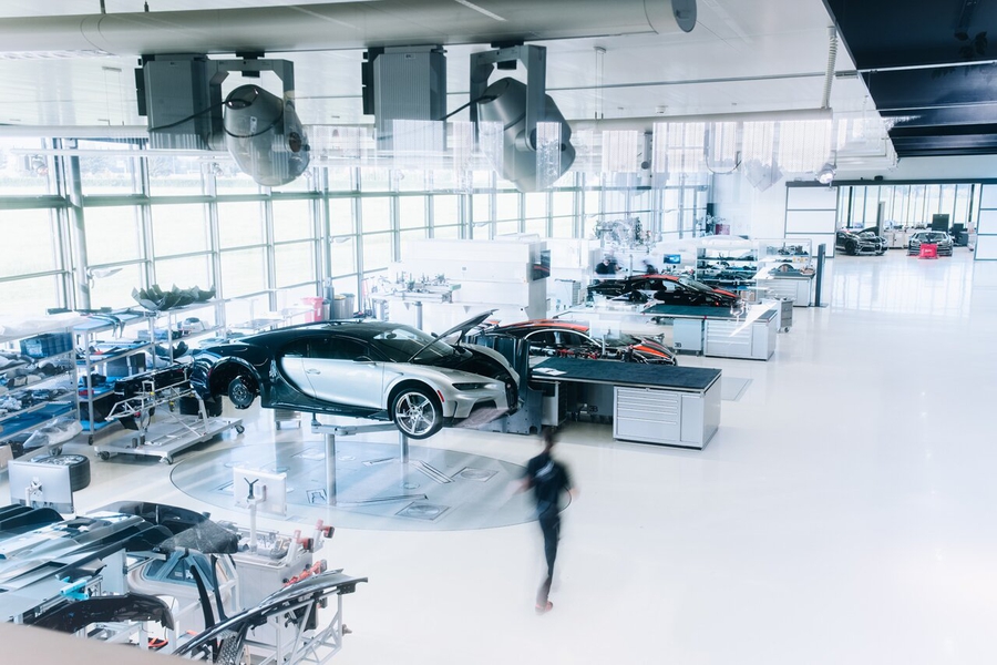 Bugatti baut seinen Hauptsitz in Molsheim, Frankreich, deutlich aus und ...