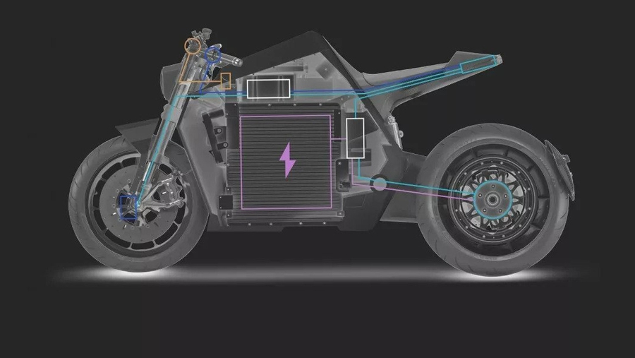 Davinci Motor's DC100 electric motorcycle boasts impressive performance ...